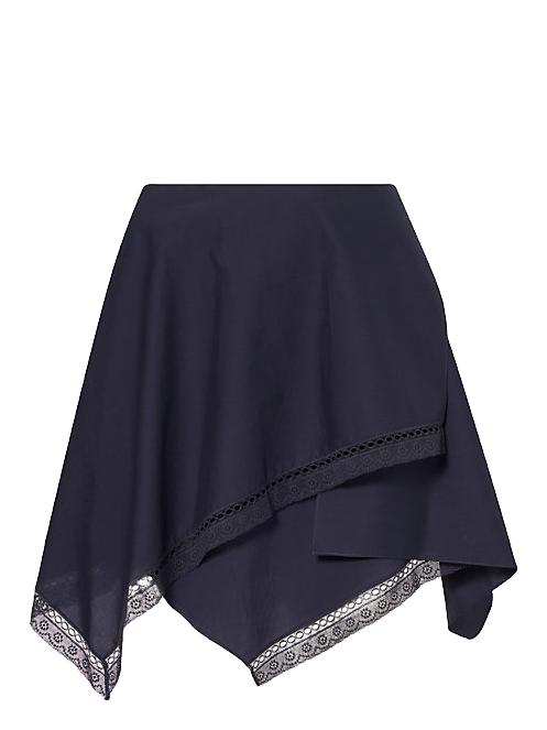 JW ANDERSON JW Anderson Handkerchief Lace-Trim Cotton Mini Skirt